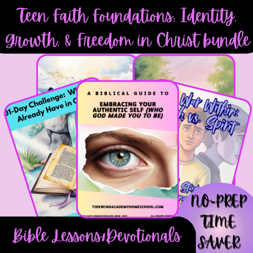 Teen Faith Foundations Identity Growth Freedom in Christ Bundle